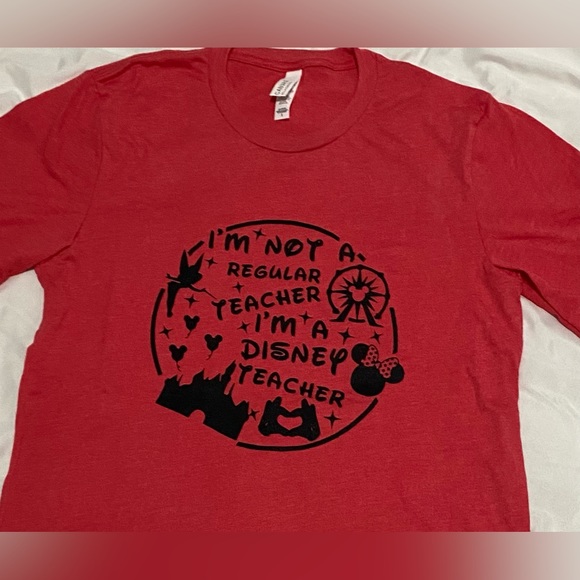 Tops | New Disney Teacher Shirt | Poshmark